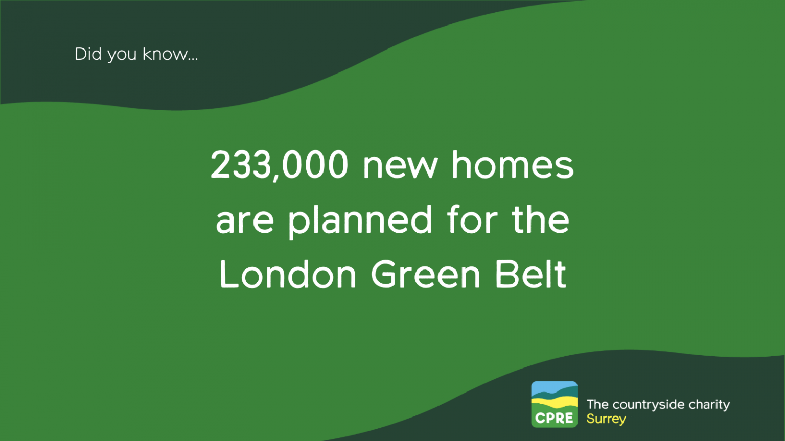 Threat to London's Green Belt Trebles in just four years - CPRE Surrey